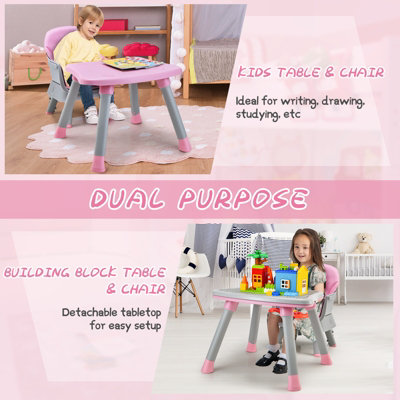 Costway 6-in-1 Baby High Chair Infant Feeding Chair Kids Stool w ...