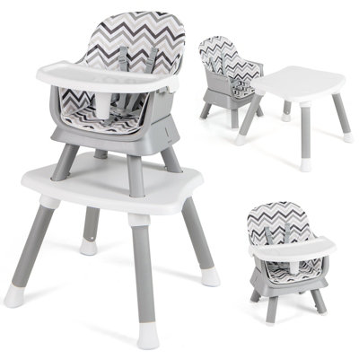 Costway 6-in-1 Baby High Chair Infant Feeding Chair Kids Stool w ...