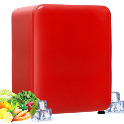 Costway 68L Compact Refrigerator Auto Defrost Reversible Door Mini ...