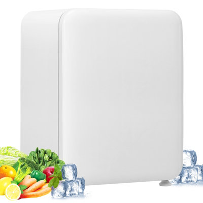 Costway 68L Compact Refrigerator Auto Defrost Reversible Door Mini ...