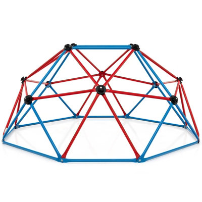 COSTWAY 6FT DOME CLIMBER CLIMBING FRAME GEOMETRIC CLIMBING DOME KIDS ...