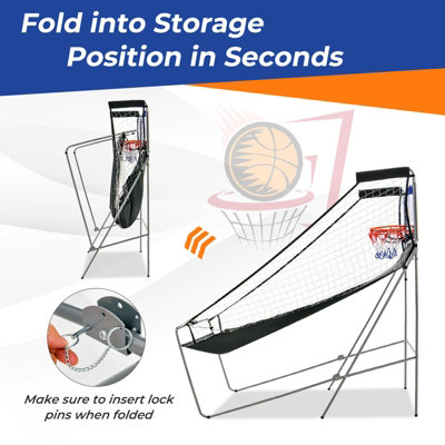 Costway 8 IN 1 Basketball Arcade Game Indoor Sport Basketball Arcade ...