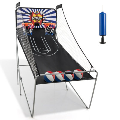 Costway 8 IN 1 Basketball Arcade Game Indoor Sport Basketball Arcade ...