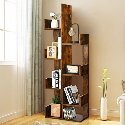 A shaped bookshelf store
