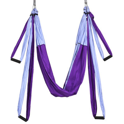 Costway Aerial Yoga Swing Set Sling Hammock Inversion Anti-Gravity with ...