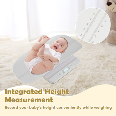COSTWAY Baby Weight Scale Digital Scale w/ 5 Units & LED Screen Up to ...