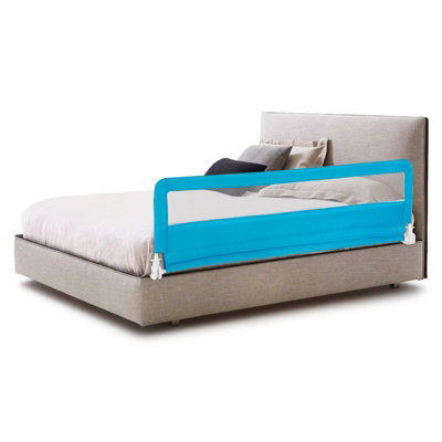 COSTWAY Bed Rail Guard for Toddlers 180CM Foldable Baby Bed Rail w ...