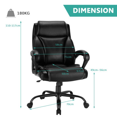 Big and tall leather office chair store