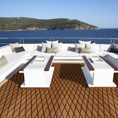 Costway Boat Flooring EVA Foam Decking Non-Slip & Self-Adhesive Decking ...