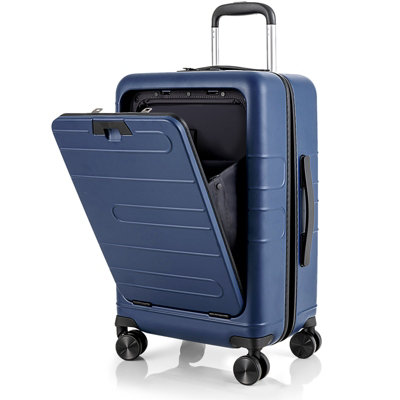 Costway Carry On Luggage 20'' Lightweight PC Hardshell Suitcase w ...