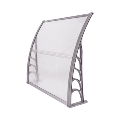 COSTWAY Door Canopy Awning Shelter Front Back Porch Window Roof Shade ...