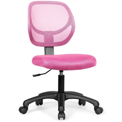 Costway Ergonomic Computer Desk Chair Low-Back Task Study Chairs Office ...