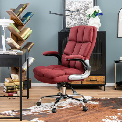 Costway Executive Office Chair Ergonomic Padded High Back Swivel ...