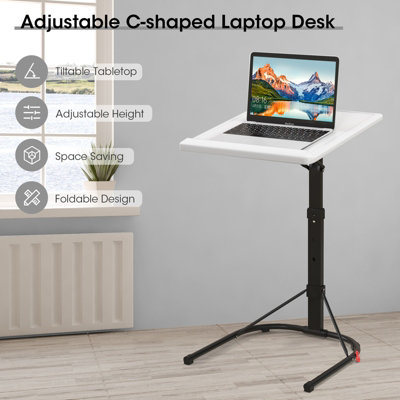 C shaped computer desk store