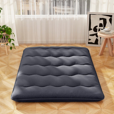 Costway Foldable Tatami Mat Floor Futon Mattress Roll up Sleeping Pad w ...