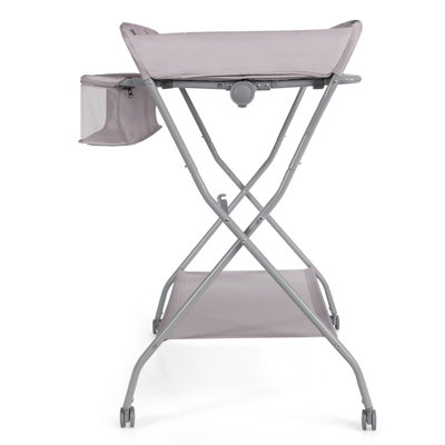 Costway Folding Baby Diaper Changing Station w/ Large Storage Basket ...