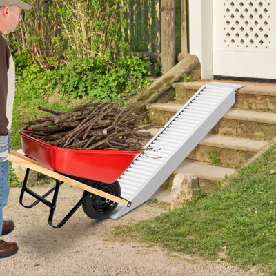 Costway Heavy-duty Trailer Ramp Lightweight Universal Vehicle Loading ...