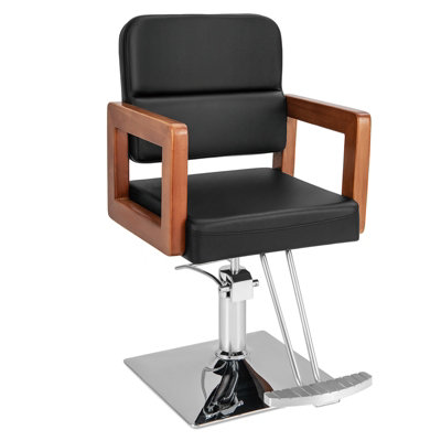 Costway Hydraulic Barber Chair Salon Chair Height Adjustable 360 Swivel ...