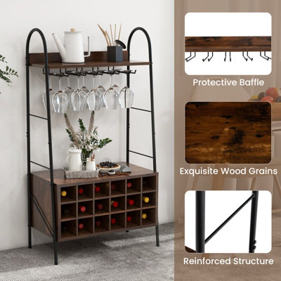 Wine bar with storage store