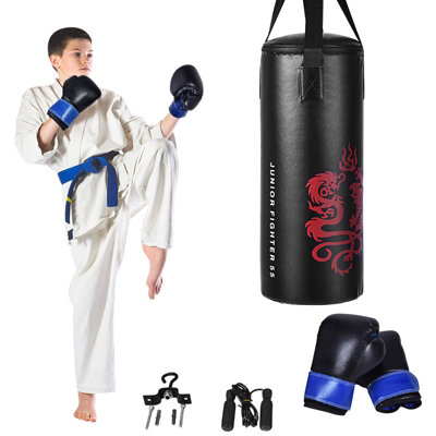 Costway Kid's Boxing Suit Portable Kids' Exercise Boxing Set w ...