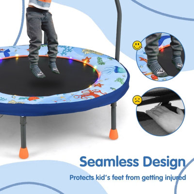 COSTWAY Kids 90cm Mini Trampoline Indoor Outdoor Folding Small ...