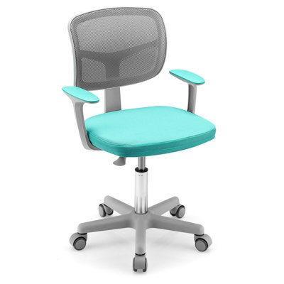 Costway Kids Computer Chair Low Back Task Study Chair Children Office Chair Height Adjustable
