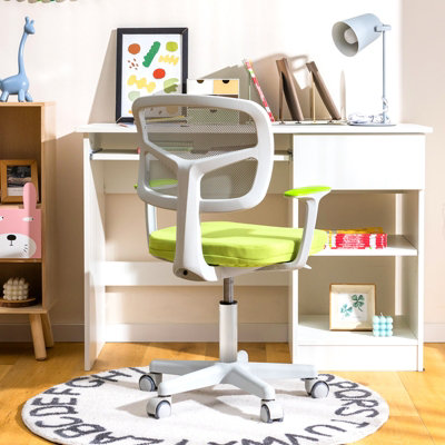 Costway Kids Computer Desk Chair Low-Back Task Study Chairs Children ...