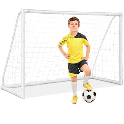 Costway Kids Junior Football Goal Portable Football Training Net ...