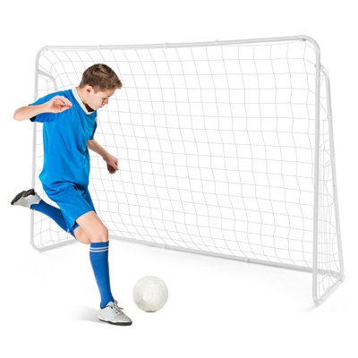 Costway Kids Junior Portable Soccer Goal Football Training Net Practice ...