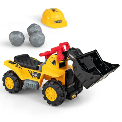 COSTWAY Kids Ride On Bulldozer Toy Car Children Pretend Play Truck with ...