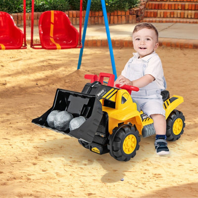 COSTWAY Kids Ride On Bulldozer Toy Car Children Pretend Play Truck with ...