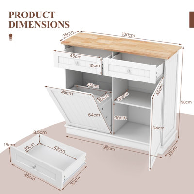 Tilt Out Trash Bin Cabinet Plans | Cabinets Matttroy