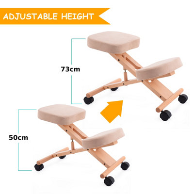 Costway Kneeling Chair Adjustable Height & Angle Ergonomic Stool w ...