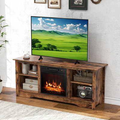 Costway Living Room TV Console Table TV Stand for up to 65" Flat Screen ...