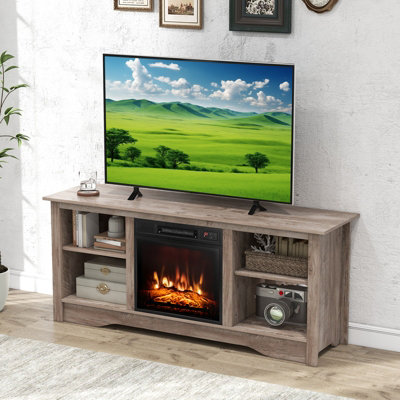 Costway Living Room TV Console Table TV Stand for up to 65" Flat Screen ...