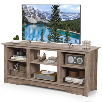 Costway Living Room TV Console Table TV Stand for up to 65" Flat Screen ...