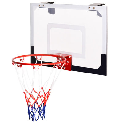 Costway Mini Basketball Hoop Over-The-Door Basketball Backboard Sports ...