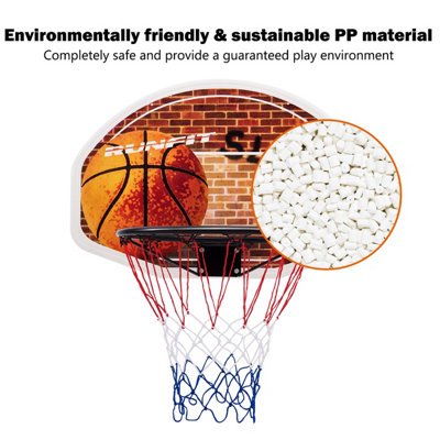 Costway Mini Basketball Hoop Portable Indoor Outdoor Basketball ...