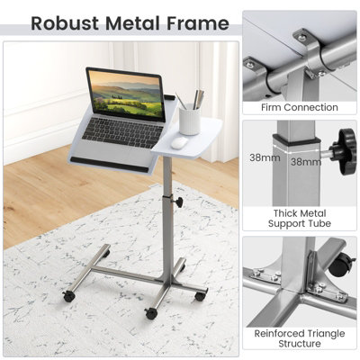 Rolling laptop cart store