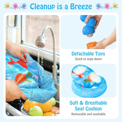 Costway Ocean Discovery Baby Jumpers and Bouncers Infant Activity ...