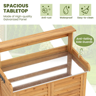 Waterproof potting bench store