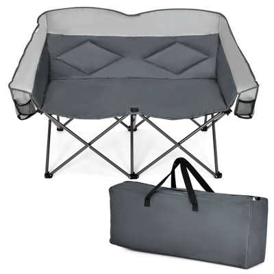 Folding chair loveseat store