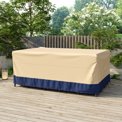 Costway Patio Dining Set Cover Rectangle Cover Outdoor Furniture Cover ...