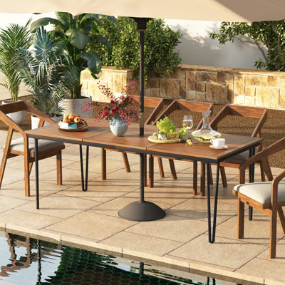 Outdoor dining table for 8 store