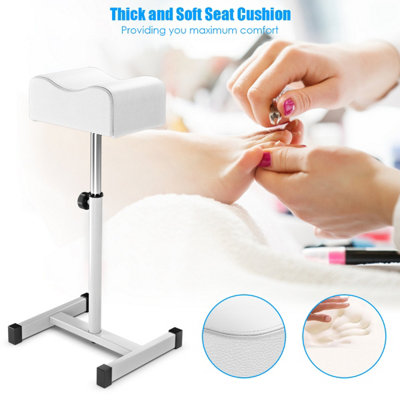 Costway Pedicure Manicure Footrest Adjustable Seat Height Nail Foot ...