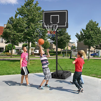 Costway Portable Kids Youth Basketball Hoop System Indoor Outdoor ...