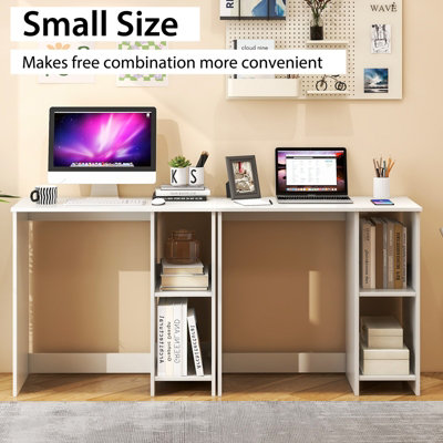 COSTWAY SMALL COMPUTER DESK HOME OFFICE DESK MODERN STUDY WRITING DESK