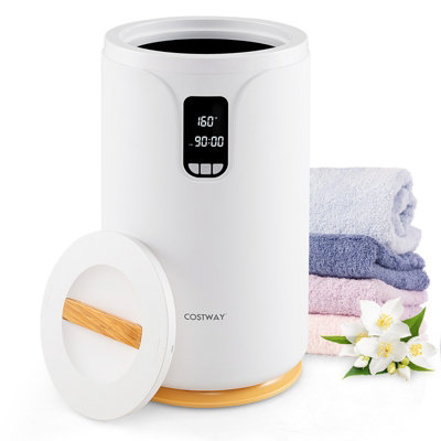 Costway Towel Warmer 20L Hot Towel Bucket with 30/60/90 Min Heating ...