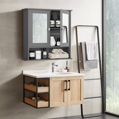 Barn door bathroom wall cabinet store