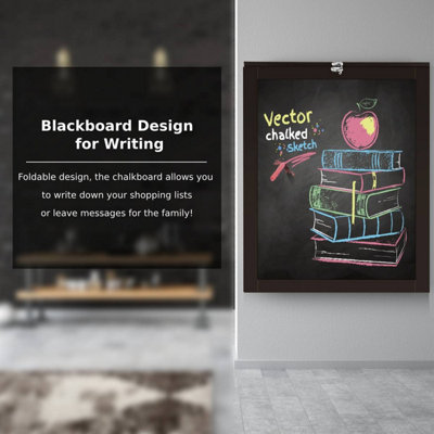 Costway Wall Mounted Computer Desk Folding Convertible Wall Table W ...